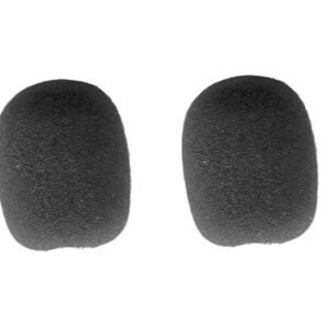 Replacement Aviation Microphone windscreens for Bose and Crystal Mic Typhoon (Two (2) Pack A20 Model)