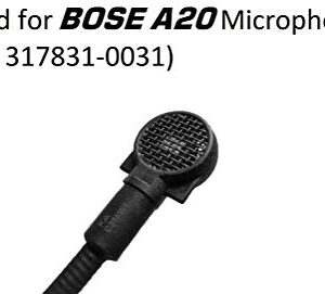 Replacement Aviation Microphone windscreens for Bose and Crystal Mic Typhoon (Two (2) Pack A20 Model)