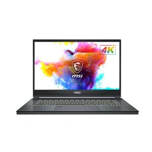 msi creator 15 a10sev-001 15.6" uhd 4k ultra thin bezel adobe 100% thin and light professional laptop intel core i7-10875h rtx2060 32gb ddr4 1tb nvme ssd tb3 win10pro vr ready