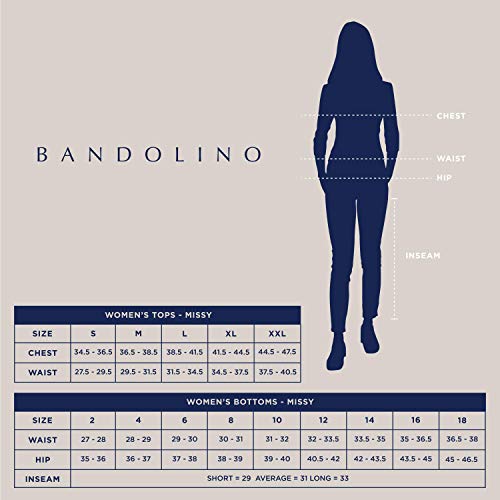 Bandolino Women's Misses Mandie Signature Fit High Rise Straight Leg Jean, White, 16 Average