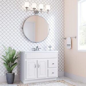 Design House Concord Bathroom Vanities, 36 x 21 inch, White