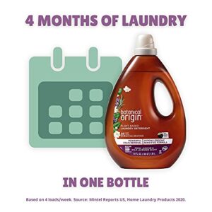 Botanical Origin Plant-based Laundry Detergent Free from Dyes and Brighteners, Lavender, 54 Fl Oz