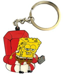 ight imma head out. - spongebob squarepants keychain