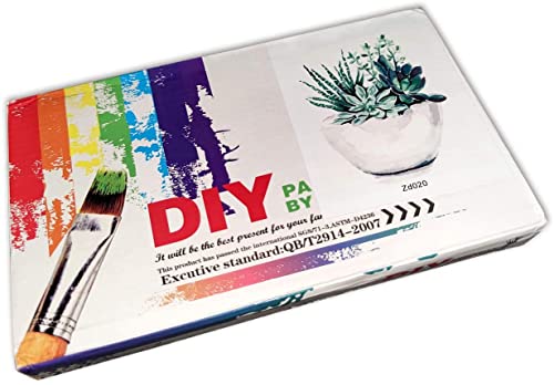 Paint by Numbers for Adults, DIY Painting Kit for Beginners, 16” x 20” Succulent Pot Acrylic Painting is Suitable for Living Room, Bedroom and Decoration Gift