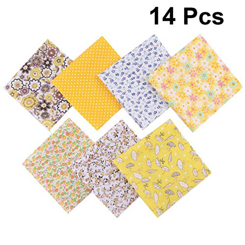 Crafts Quilted Fabric Fabric Scraps Cotton Pattern Printed Handmade Pattern DIY Craft Sewing Material Cloth Accessory 2Packs Quilting Fabric Embroidery Fabric Embroidery Fabric Cotton Sheets