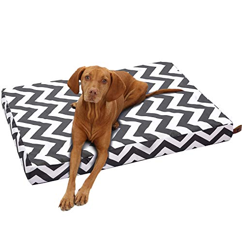 Tempcore Large Dog Bed (M/L/XL) for Small, Medium, Large Dogs Up to 50/80/110lbs -Waterproof Dog Bed with Removable Washable Cover - Orthopedic Egg Crate Foam Water Resistant Pet Mat