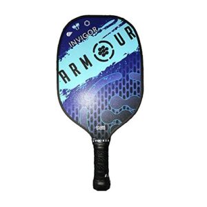 invigor graphite pickleball paddle - navy/light green