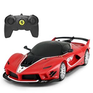 rastar ferrari toy car 1/24 ferrari fxx k evo remote control car for kid boys adults - red