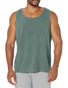 comfort colors men's adult tank top, style 9360 (medium, light green)