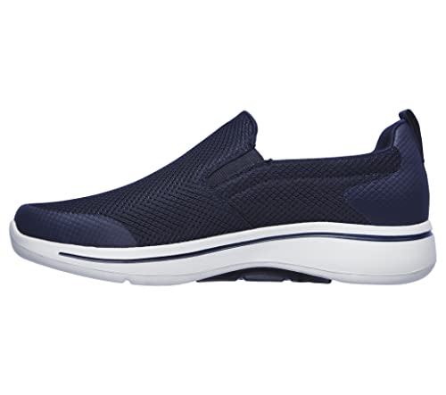 Skechers Men's Gowalk Arch Fit-Athletic Slip-On Casual Loafer Walking Shoe Sneaker, Navy/Grey, 9