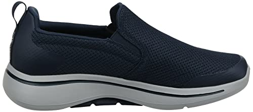 Skechers Men's Gowalk Arch Fit-Athletic Slip-On Casual Loafer Walking Shoe Sneaker, Navy/Grey, 9