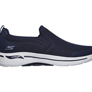 Skechers Men's Gowalk Arch Fit-Athletic Slip-On Casual Loafer Walking Shoe Sneaker, Navy/Grey, 9