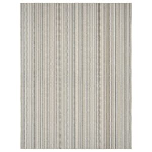 garland rug carnival stripe 9 ft. x 12 ft. earth tone area rug