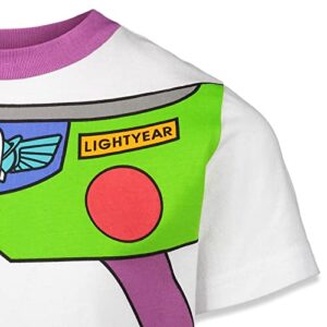 Disney Pixar Toy Story Buzz Lightyear Toddler Boys 2 Pack T-Shirts Multi 3T