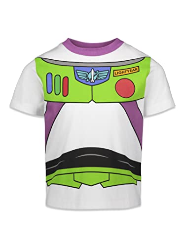 Disney Pixar Toy Story Buzz Lightyear Toddler Boys 2 Pack T-Shirts Multi 3T