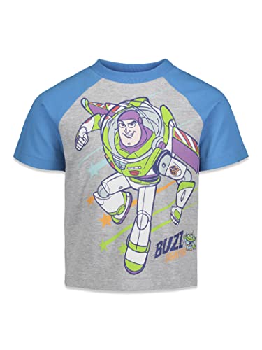 Disney Pixar Toy Story Buzz Lightyear Toddler Boys 2 Pack T-Shirts Multi 3T