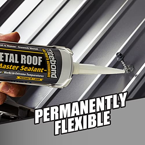 Titebond WeatherMaster Metal Roof Sealant 62441 Gray 10.1-Oz