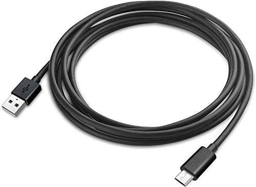 Akingdleo Replacement Xbox One Charging Cable,Play Charge Cord Compatible for Xbox One S/Xbox One Elite/Xbox One X/DualShock 4 Controllers (Black 5FT)