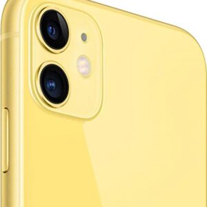 Apple iPhone 11, 128GB, Yellow - Unlocked (Renewed Premium)