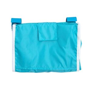 Handy Sandy 4 pc Reusable Foldable Grab Grocery Shopping Tote + Base Board, Repeat Shopping Universal Cart Bags, Washable, Durable, and Grocery Organizer (TEAL)