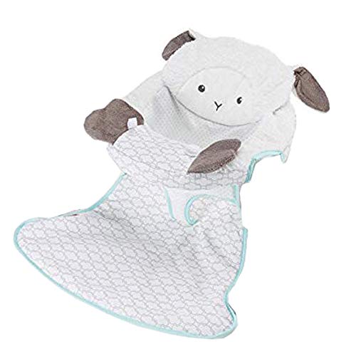 Replacement Seat Pad for Sit-Me-Up Floor Seat - GBL17 Fisher-Price Baby Sit Up Seat ~ Lamb Theme ~ Replacement Seat Cover in Teal and White