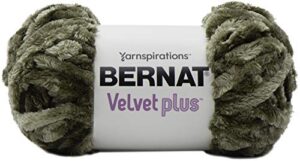 bernat olive yarn velvet plus