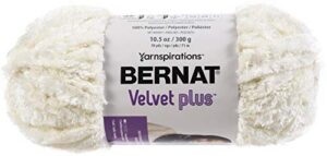 bernat cream yarn velvet plus