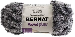 bernat vapor gray yarn velvet plus