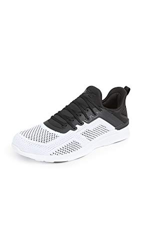 APL: Athletic Propulsion Labs Men's Techloom Tracer Running Sneakers, White/Black/Black, 10 Medium US