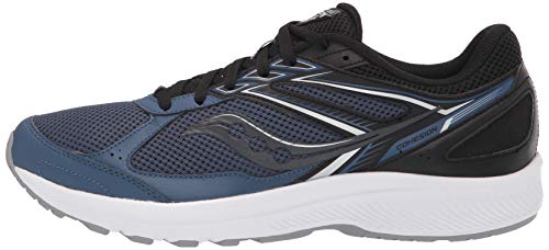 Saucony mens Cohesion 14 Road Running Shoe, Blue/Black, 10 US