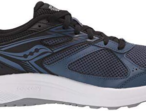 Saucony mens Cohesion 14 Road Running Shoe, Blue/Black, 10 US