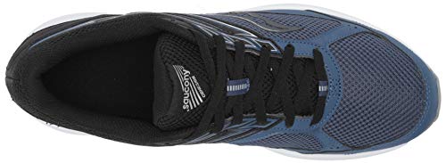 Saucony mens Cohesion 14 Road Running Shoe, Blue/Black, 10 US