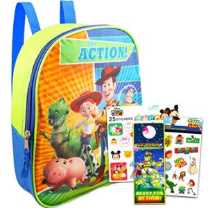 toy story backpack mini toddler preschool school bag (11") (disney pixar toy story school supplies bundle)