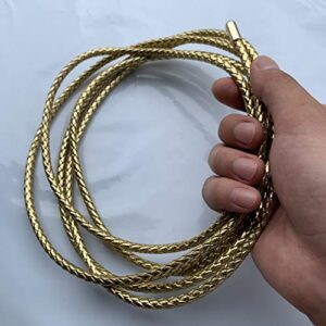 Lasso of Truth Diana Whip Cosplay Rope Halloween Costume Accessory (Lasso of Truth) Gold