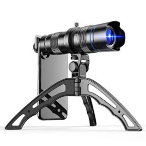 miao lab hd 20-40x zoom lens with tripod telephoto mobile phone lens telescope for iphone13 samsung other smartphones hunting camping sports