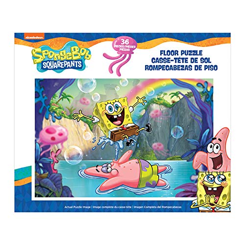 Spongebob Squarepants - Kids Floor Puzzle. Educational Gifts for Boys and Girls. Colorful Pieces Fit Together Perfectly. Great Birthday Gift for Boys, and Girls