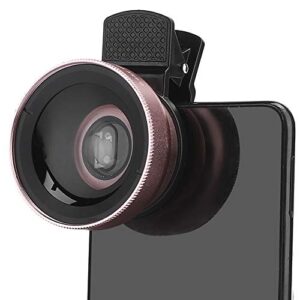 2 in 1 Phone Lens Professional, 0.45X Super Wide Angle and Macro Lens Clip-On Cell Phone Lenses Compatible with Android Mobile Phones/Tablets/Camera