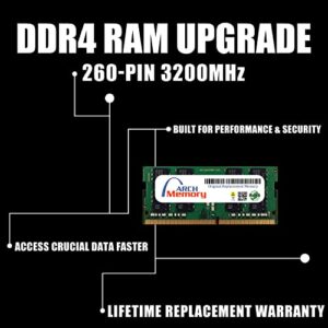 Arch Memory Replacement for Dell SNPWTHG4C/16G AA937596 16GB 260-Pin DDR4 3200 MHz So-dimm RAM for Alienware Area 51M R2