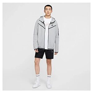 Nike Men's Sportswear Tech Fleece Full-Zip Hoodie, Dark Grey Heather/Black, X-Large