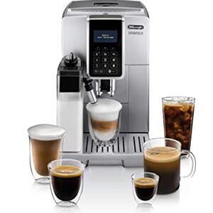 De'Longhi ECAM35075SI Dinamica with LatteCrema System and LCD Display, Silver