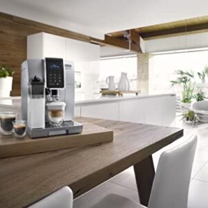 De'Longhi ECAM35075SI Dinamica with LatteCrema System and LCD Display, Silver