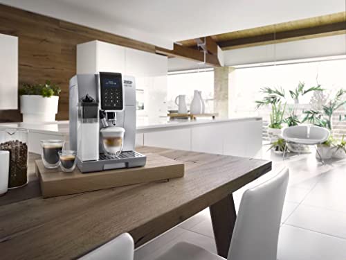 De'Longhi ECAM35075SI Dinamica with LatteCrema System and LCD Display, Silver