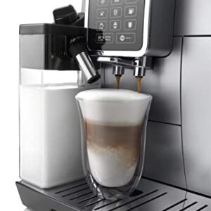 De'Longhi ECAM35075SI Dinamica with LatteCrema System and LCD Display, Silver