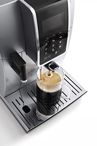 De'Longhi ECAM35075SI Dinamica with LatteCrema System and LCD Display, Silver