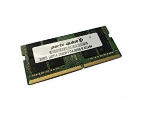 parts-quick 32gb memory module for alienware area 51m r2 2rx8 compatible ddr4 sodimm 3200mhz ram