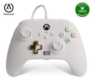 powera enhanced wired controller for xbox series x|s - mist