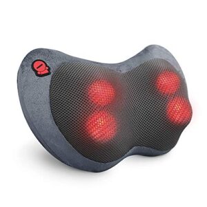 coococo shiatsu neck massager pillow with heat, neck and back massager, gifts for women/men/mom/dad,pillow massager for neck and back,shoulders