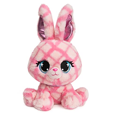 GUND P.Lushes Designer Fashion Pets Trixie Karrats Premium Bunny Stuffed Animal, Pink and Purple, 6”