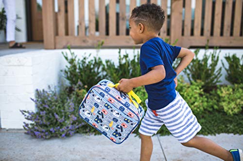 Simple Modern Kids Lunch Box for Toddler | Reusable Insulated Bag for Girls | Meal Containers for School with Exterior and Interior Pockets | Hadley Collection | Unicorn Fields