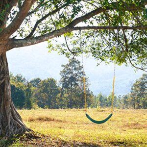 Sunnyglade Swings Seats Heavy Duty with 66" Chain,Playground Swing Set Accessories Replacement with Snap Hooks and Hanging Strap Support 440lb (Green)